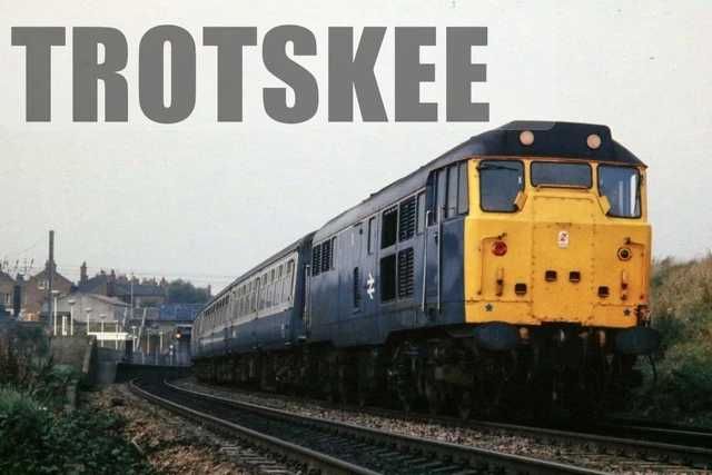 35MM SLIDE BR British Rail Diesel Loco Class 31 31409 Retford 1987 ...