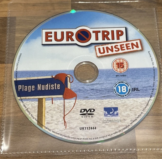EURO TRIP: UNSEEN - Dvd (2004) Scott Mechlowicz - U.k R2 - DISC ONLY ⭐ ...