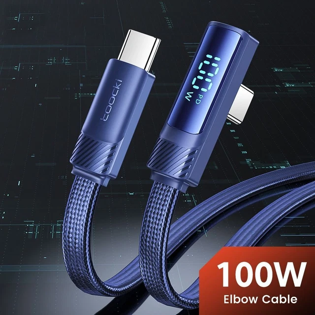 CAVO USB TIPO C 90 gradi PD 100 W cavo dati alta qualità cavo di ...