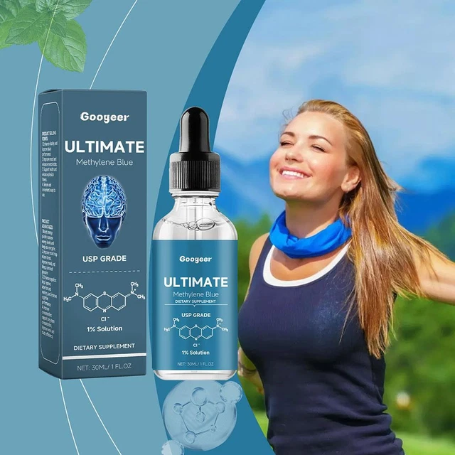 ULTIMATE METHYLENE BLUE Health Drop 30ml 1% Solution High Purity Immune ...