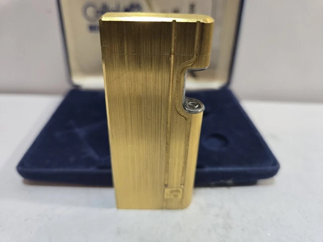 VINTAGE COLIBRI BEAM Sensor Gold Tone Lighter, Original Box 7942/24 £ ...