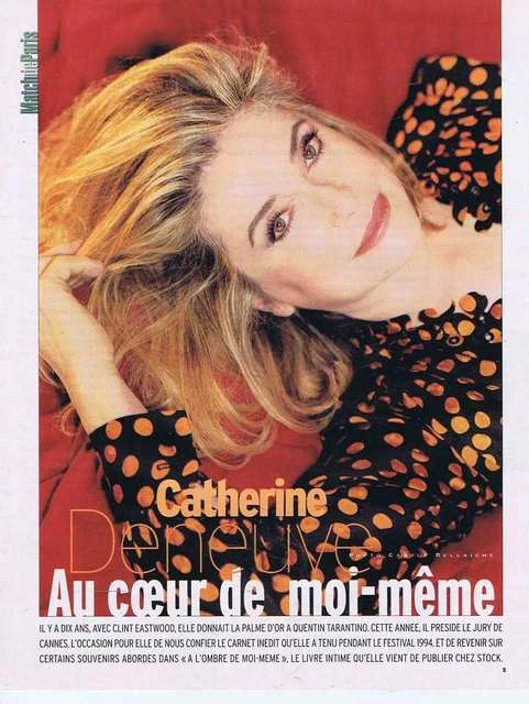 COUPURE DE PRESSE CLIPPING 1996 FRANCOISE DORLEAC & CATHERINE DENEUVE (4 pages) EUR 5,00 ...