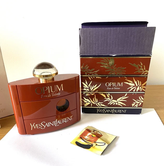 OPIUM YVES SAINT laurent flacon 120 ml Eau Toilette collection perfum ...
