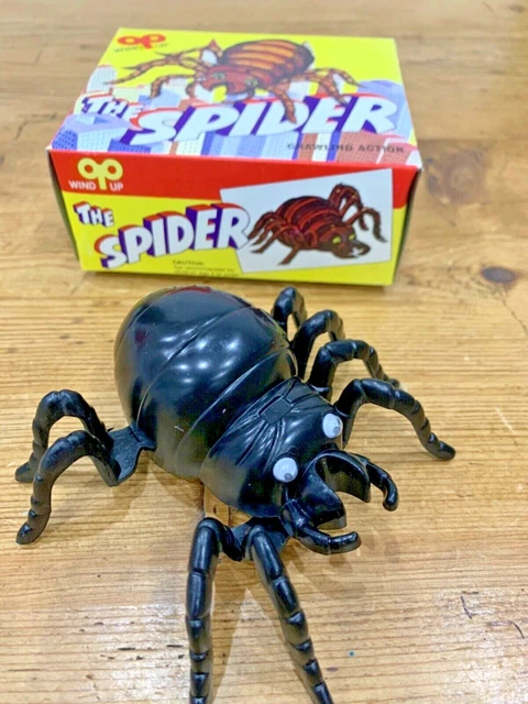 CLOCKWORK WIND UP Spider Boxed 1980’s New Old Shop Stock £9.95 ...