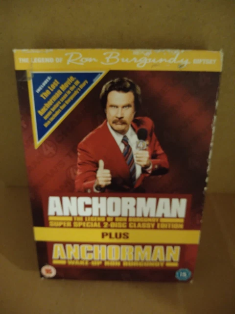 ANCHORMAN (2 DISC Classy Edition) DVD Box Set (Certificate 15) £1.75 ...