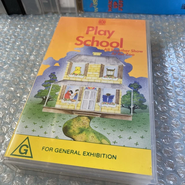 PLAY SCHOOL - All Together Show -At The Zoo On VHS - Cleaned & Tested ...