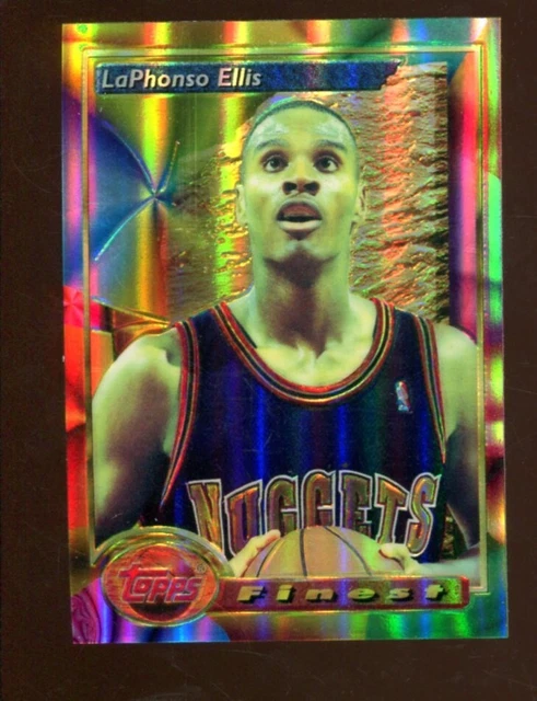 1993-94 FINES PÉPITES réfractrices #43 LaPhonso Ellis Denver RARE RÉF ...