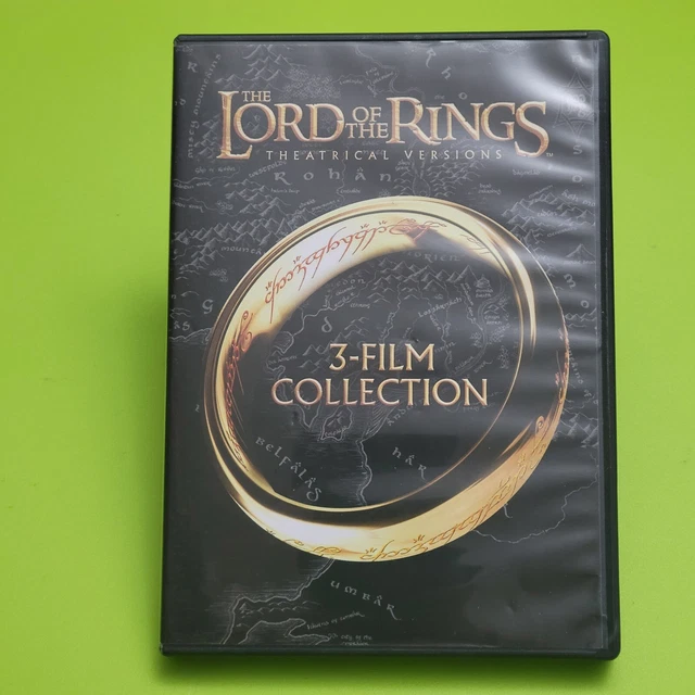 THE LORD OF The Rings: 3-Film Collection (3-Disc DVD Set, Theatrical ...