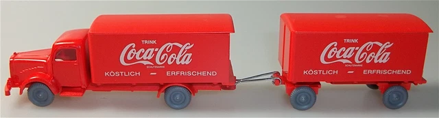 COCA COLA RED Mercedes 5000 Roadtrain IMU H0 1:87 #15 # Å $150.54 ...