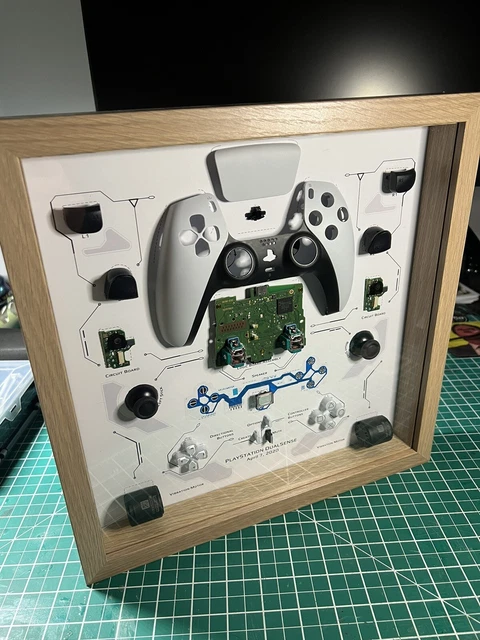 SONY PLAYSTATION DUALSENSE 5 Controller Teardown in shadow box display Wood $299.00 - PicClick AU
