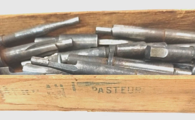 ANTIQUE MACHINIST TAPERED Reamers Counterbores Wood Dairy Box Round ...