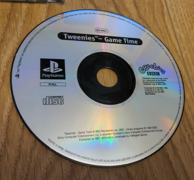 CBEEBIES BOB THE Builder & The Tweenies Playstation 1 PS1 Game Double ...