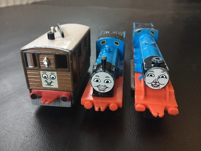 3 X THOMAS The Tank Engine And Friends Toys 1989 ERTL Edward (2) Toby ...