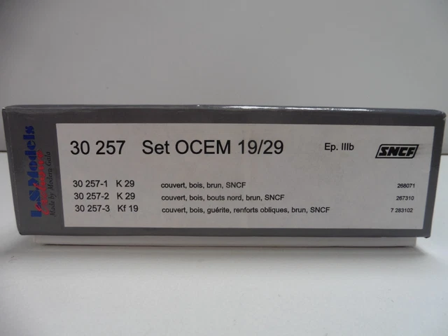 LS MODELS 30257 SNCF Güterwagen Set 3 Stück braun Ep. IIIb Spur H0 EUR ...