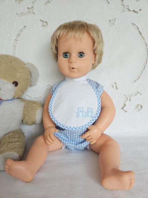 PALITOY TINY TEARS Doll 1960s ~ 16" Vintage Vinyl Baby Doll with ...
