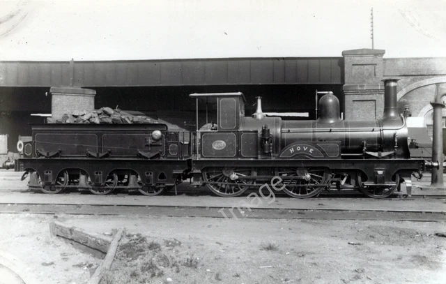 Railway Photo Darkroom Lbandscr Engine 2 4 0 Hove No 463 C1895 £3 00