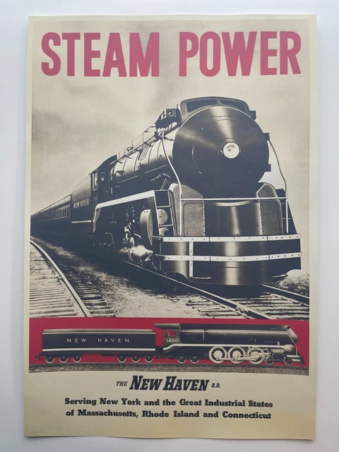 Vintage Train Poster