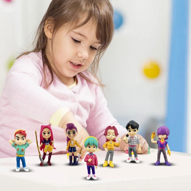 11PCS KPOP DEMON Hunters Figures Rumi Mira Zoey Saja Boys Model ...