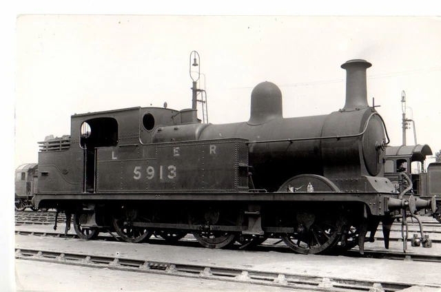 RAIL PHOTO LNER GCR 062t N5 5913 Neasden shed London £2.39 - PicClick UK