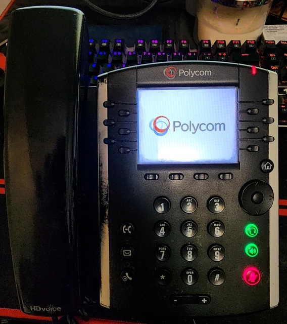 POLYCOM VVX 411 Gigabit PoE 12-line IP Phone - Black $34.99 - PicClick