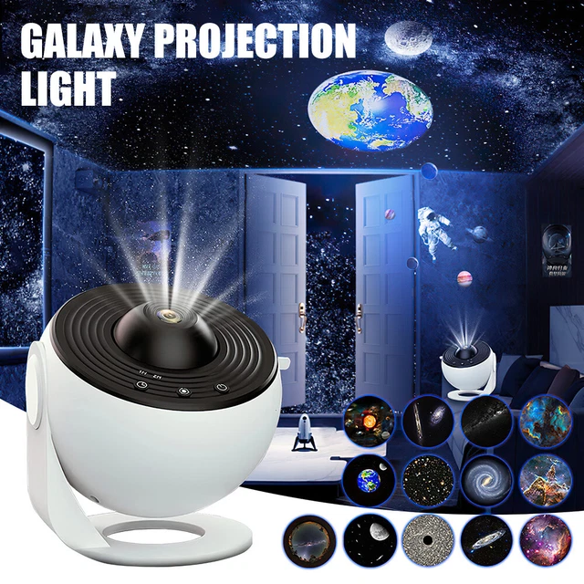 LED GALAXY PROJECTOR Starry Night Light Moon Star Sky Nebula Projection ...