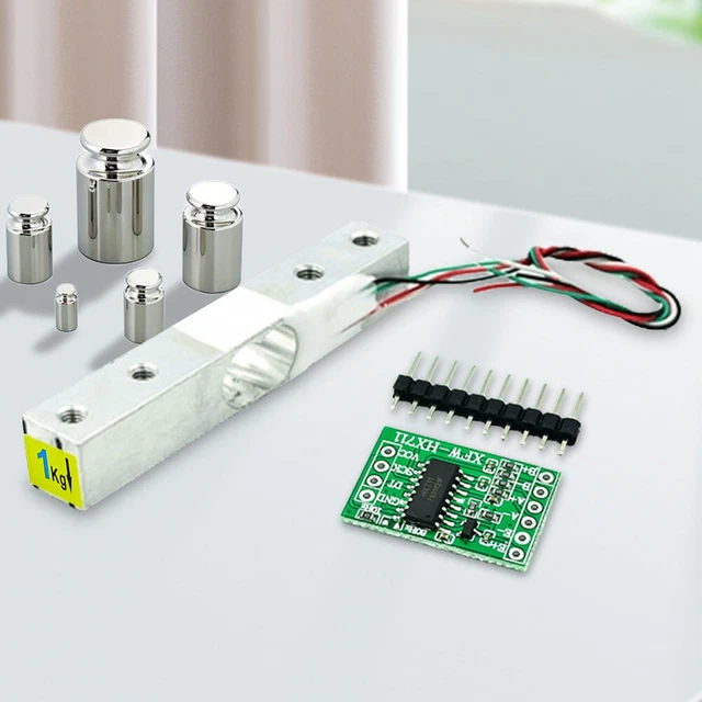HX711 WEIGHT SENSOR Module 1KG Load Cell for Microcontroller (HX711 and ...