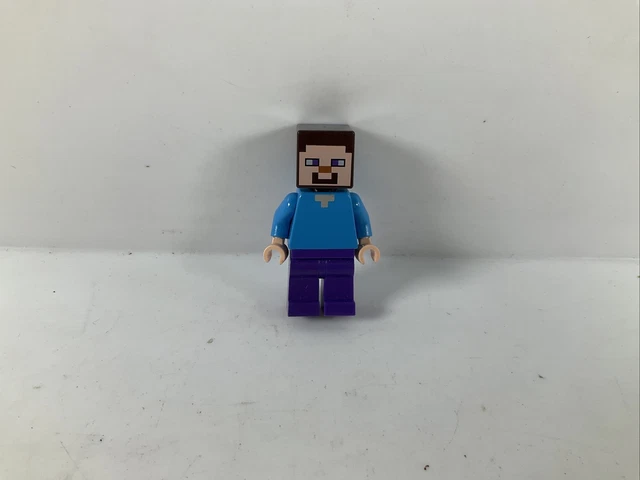 GENUINE LEGO MINECRAFT Steve MiniFigure £2.48 - PicClick UK