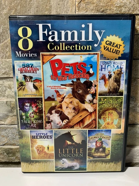 Echo Bridge 8 Movie Family Collection Dvd Box Set Kids Pets Little