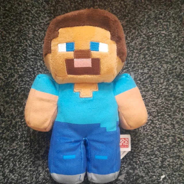 MINECRAFT 9 INCH Steve Character Plush Soft Stuffed Toy New Kids Toy £ ...