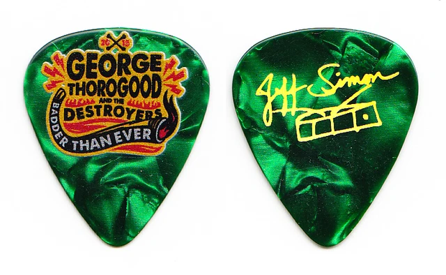 GEORGE THOROGOOD ET The Destroyers Jeff Simon Signature Guitare Pick ...