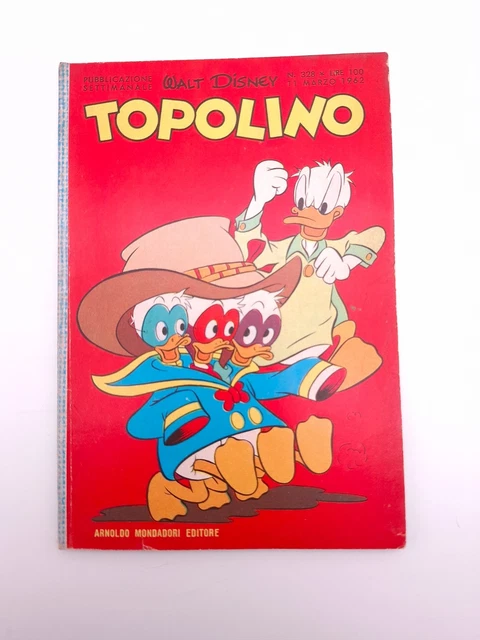 TOPOLINO LIBRETTO 328 Disney Mondadori 1962, bollino e figurine EUR 25 ...