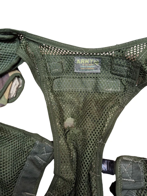 ARKTIS TACTICAL BRITISH Army DPM Woodland Combat Tactical Webbing Vest ...