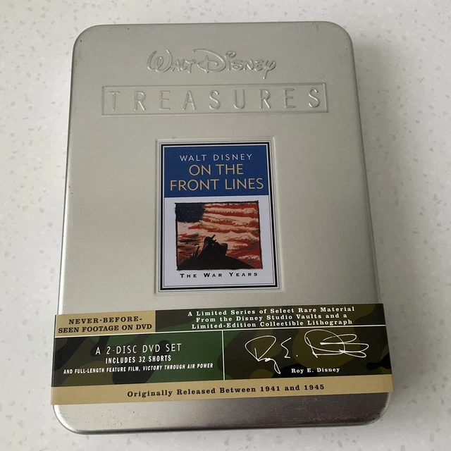 WALT DISNEY TREASURES: On The Front Lines War Limited Ed. DVD Tin R1 £ ...