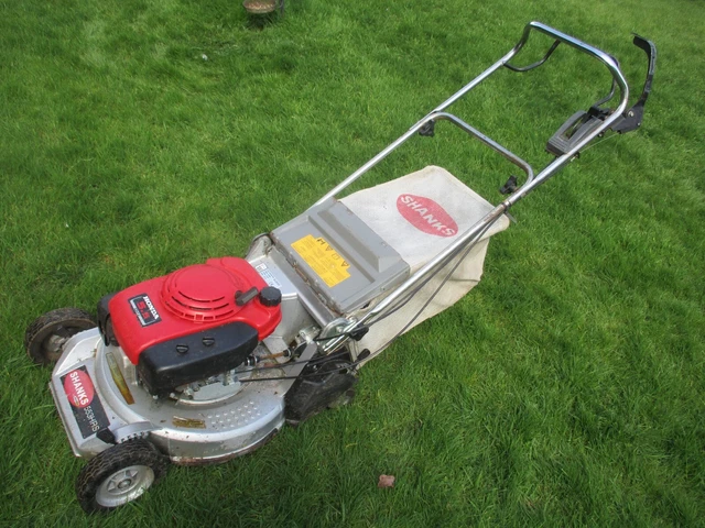 HONDA SHANKS 553 Hrs Roller Self Propelled Rotary Mower+ Grass Box ...