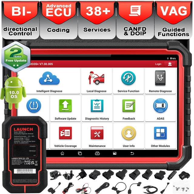 2024 LAUNCH X431 PRO3S+ PRO 5 OBD2 Outils diagnostics Auto Scanner ...