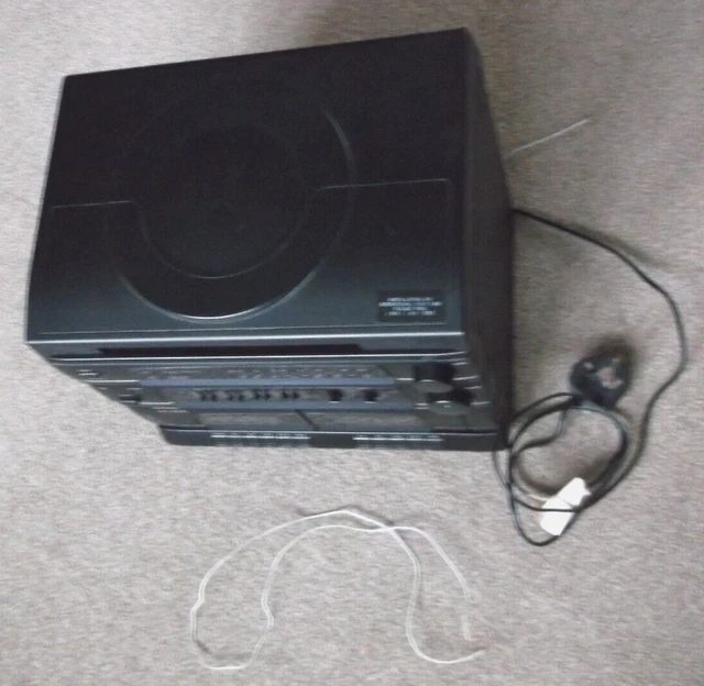 VINTAGE ALBA TWIN Cassette Tape Deck, Radio, Record Player Midi System ...