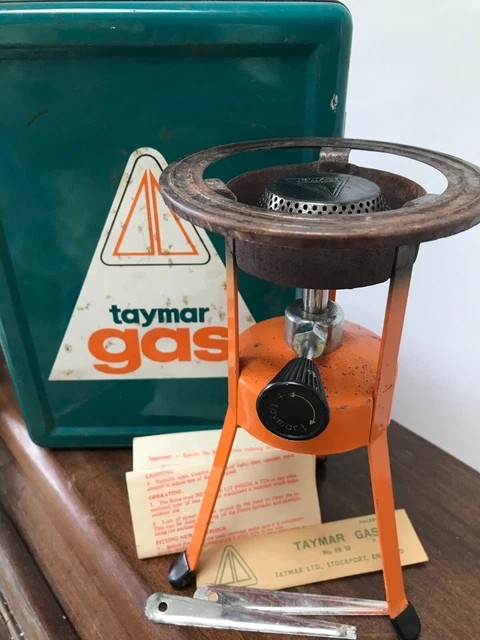 VINTAGE TAYMAR GAS Stove LG45 in Metal Case, with instructions and ...