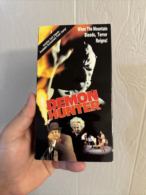 DEMON HUNTER HORROR VHS Camp Video Camp Motion RARE FOIL LABEL $70.00 ...