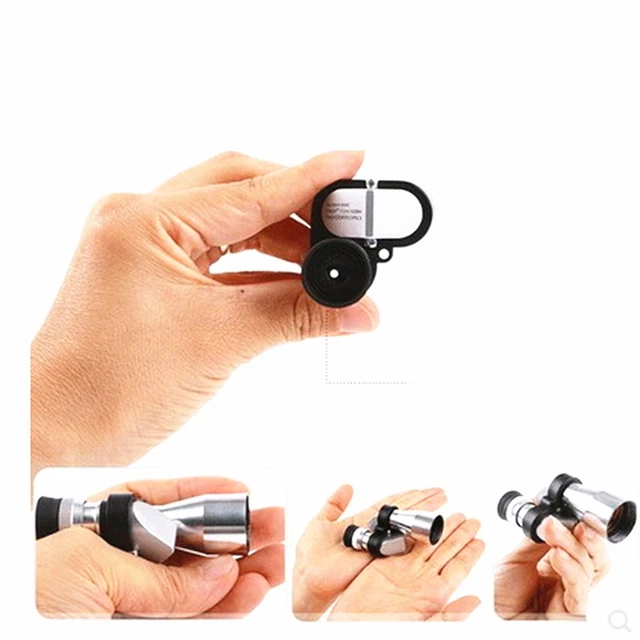 HD NIGHT VISION Mini Pocket Telescope Zoom Monocular Outdoor Telescope ...