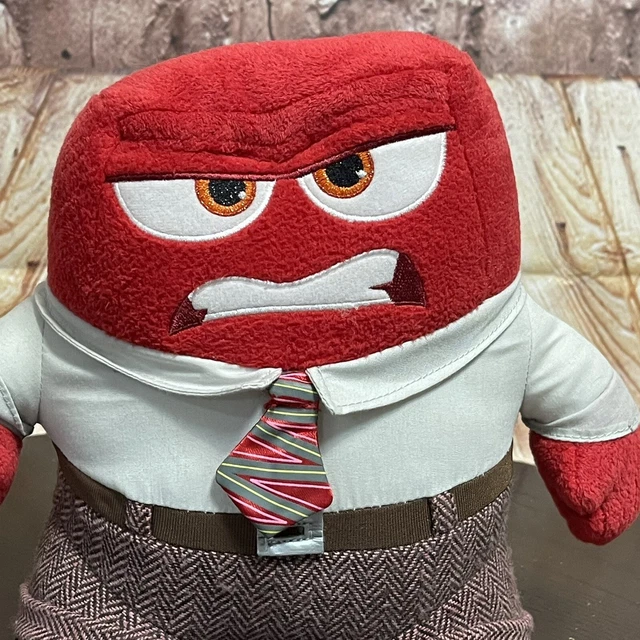 DISNEY STORE PIXAR Inside Out Anger Plush Stuffed Animal Toy 9" BR8B £ ...