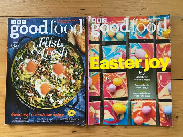 BBC GOOD FOOD Magazine X 2 January and April 2023 £2.75 - PicClick UK