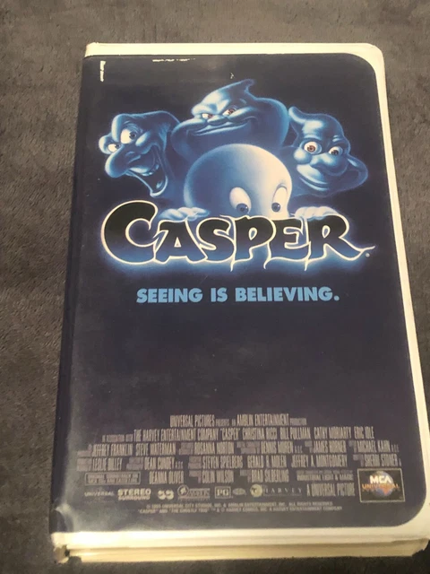 UNIVERSAL VHS CASPER VHS #82316 Bill Pullman Christina Ricci Halloween ...