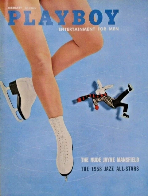 VINTAGE PLAYBOY MAGAZINE February 1958 Cheryl Kubert Jayne Mansfield £ ...