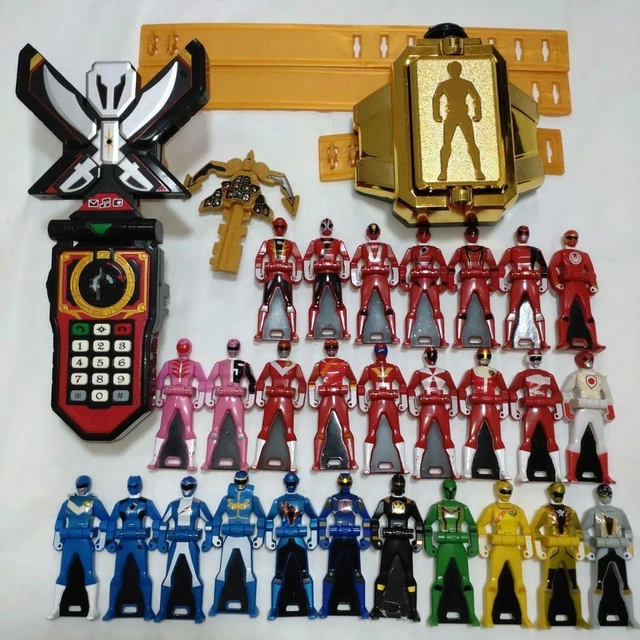 POWER RANGERS SUPER Megaforce Gokaiger DX Mobairate Buckle Ranger Key ...