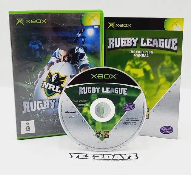 NRL RUGBY LEAGUE | OG Xbox With manual & Game Disc Like New $5.95 ...