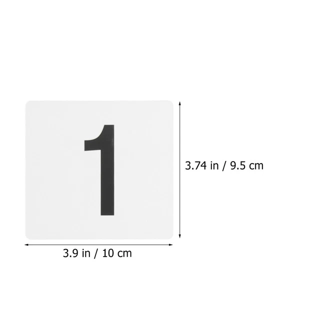 3 PACK TABLE Number Stands Numbers for Wedding Reception Reservation ...