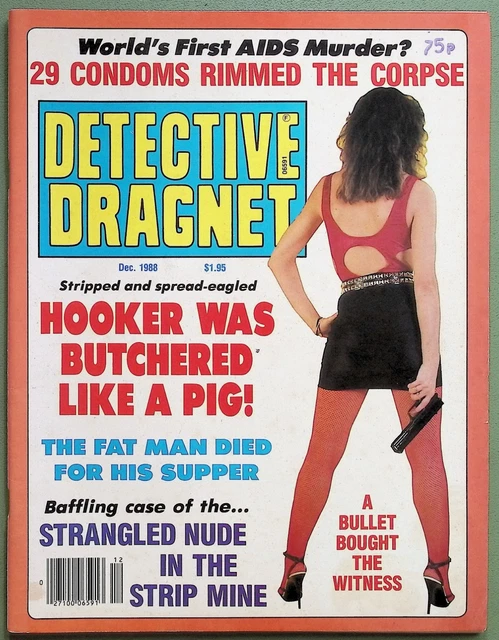 DETECTIVE DRAGNET - 1988 - Vintage Pulp Crime - True Crime Magazine £9. ...