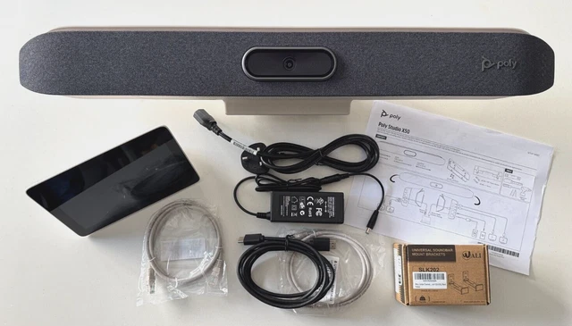 POLY STUDIO X50 all-in-one Video Conference System + TC8 Touch Pad ...