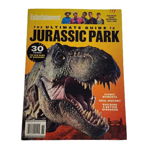 THE ULTIMATE GUIDE to Jurassic Park BOOK - Entertainment Weekly ...
