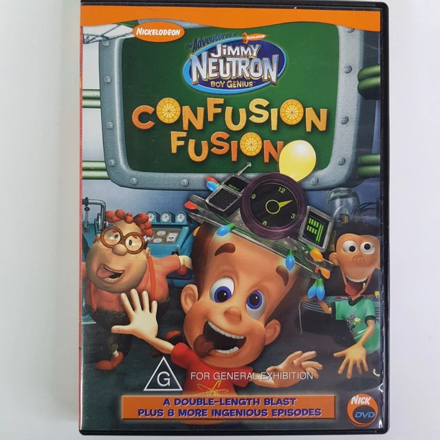 JIMMY NEUTRON BOY Genius Confusion Fusion DVD Nickelodeon Cartoon TV ...